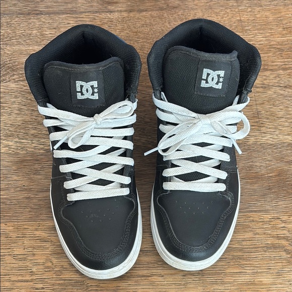 DC | Shoes | Dc Black And White Hightop Sneakers | Poshmark